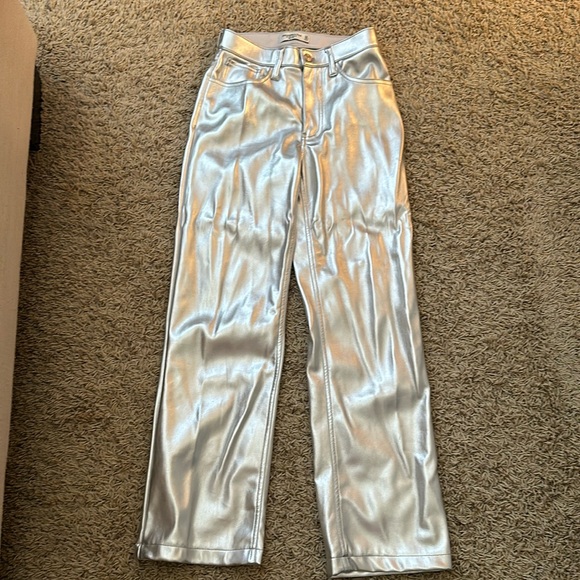 Jeans | Abercrombie Silver Pants | Poshmark